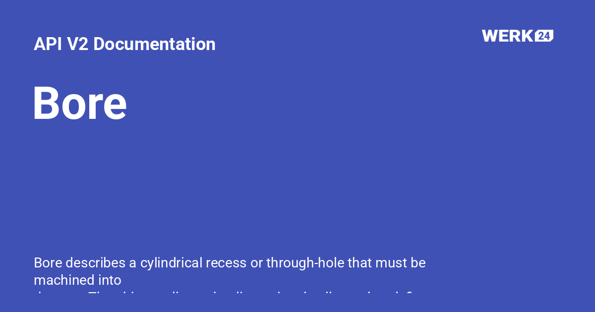 Bore - API V2 Documentation